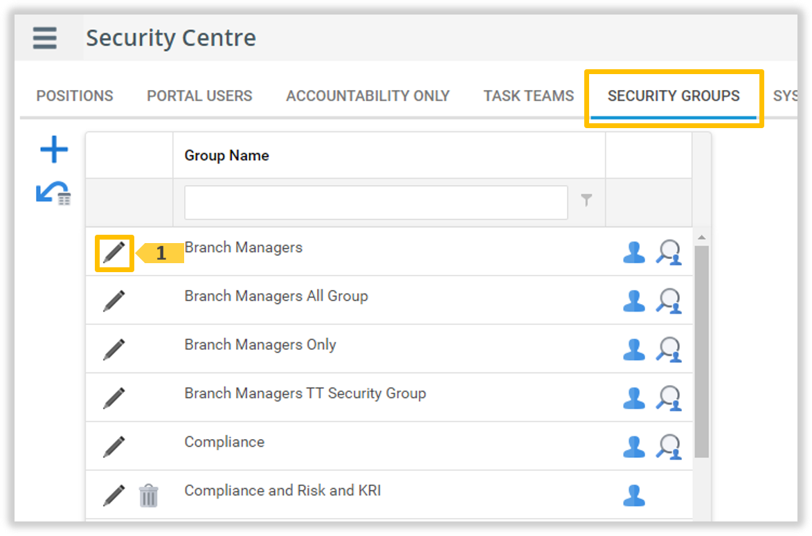 The ‘Edit Security Group’ window is displayed.