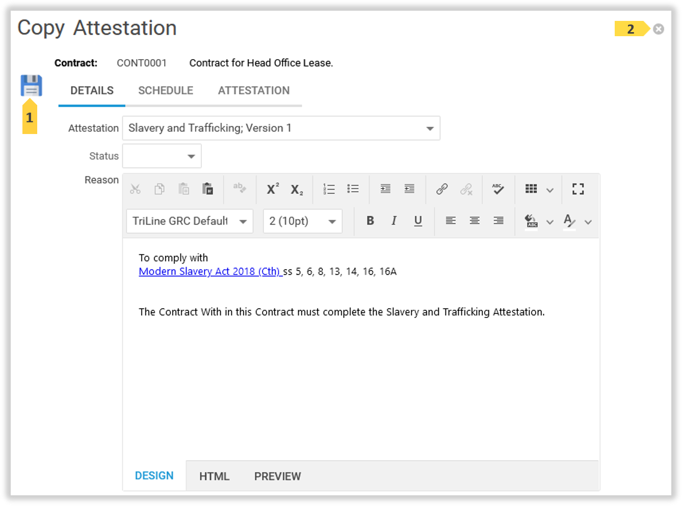 Note: If you paste content, please review Paste From Word